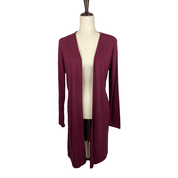 Ambiance | Sweaters | Ambiance Ribbed Split Cardigan Large Nwt | Poshmark